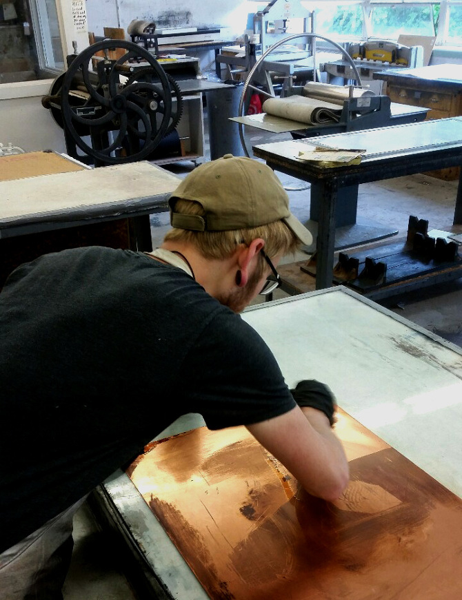 visual artist / printmaker - Louis Byron