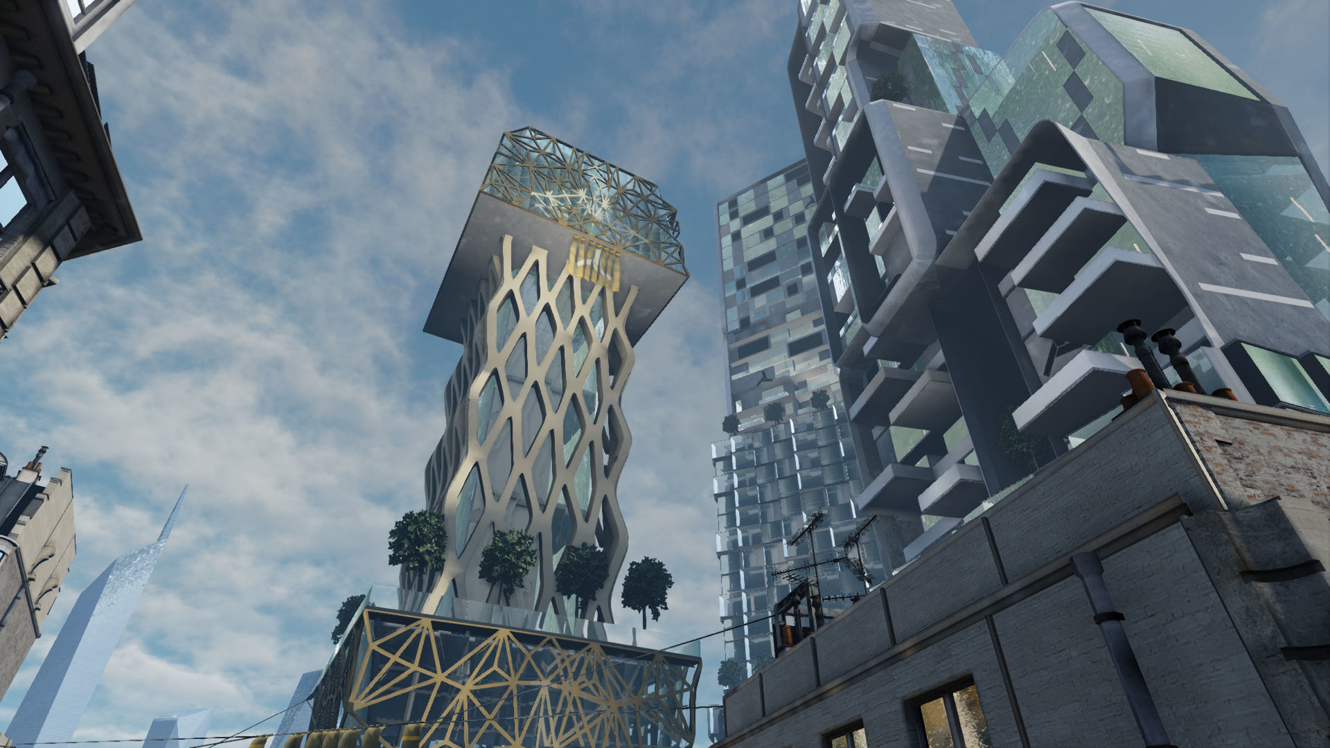 Real-time visualized architectural elements based on near-future ...