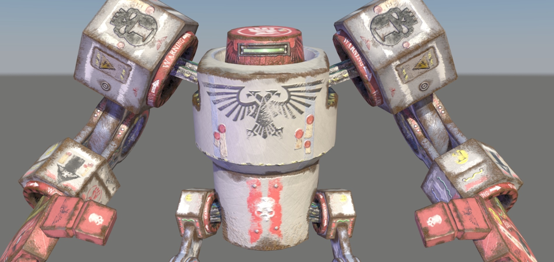 Textured robot - Martijn Jacobs portfolio
