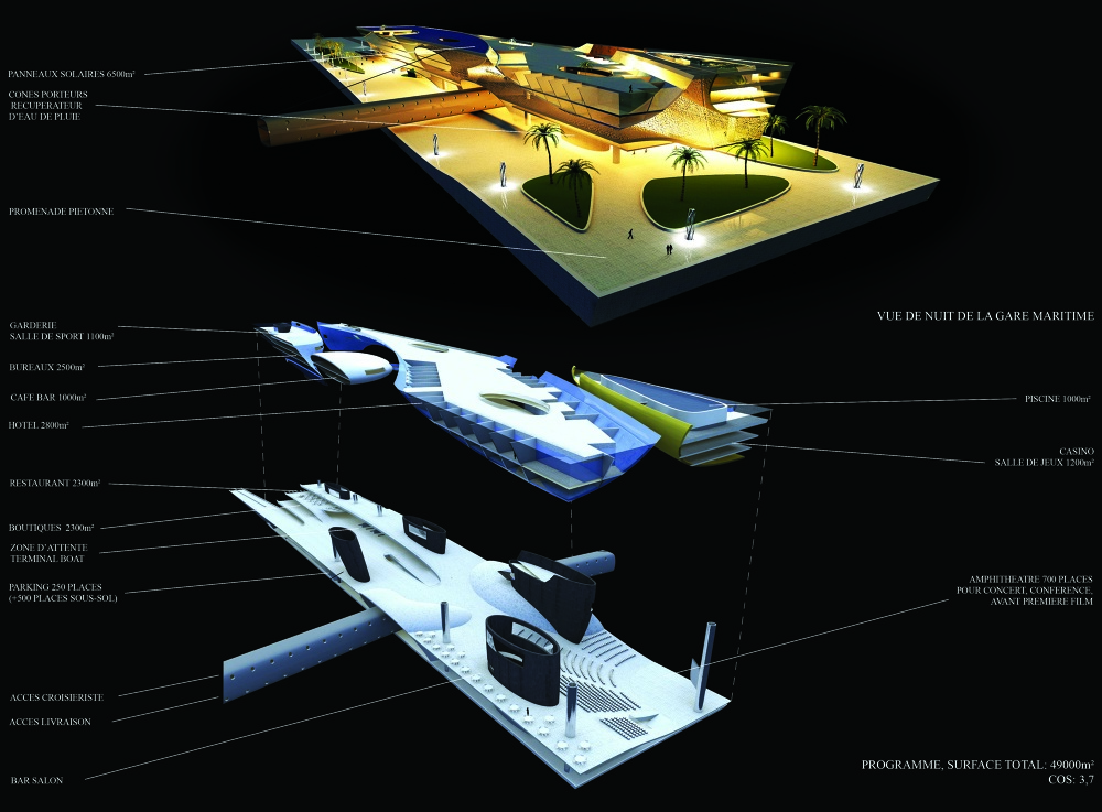 Cruise Terminal of Tangier, Morocco - walid dagher architect