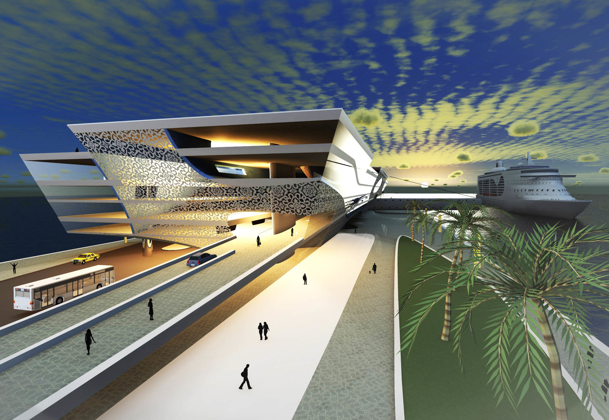 Cruise Terminal of Tangier, Morocco - walid dagher architect