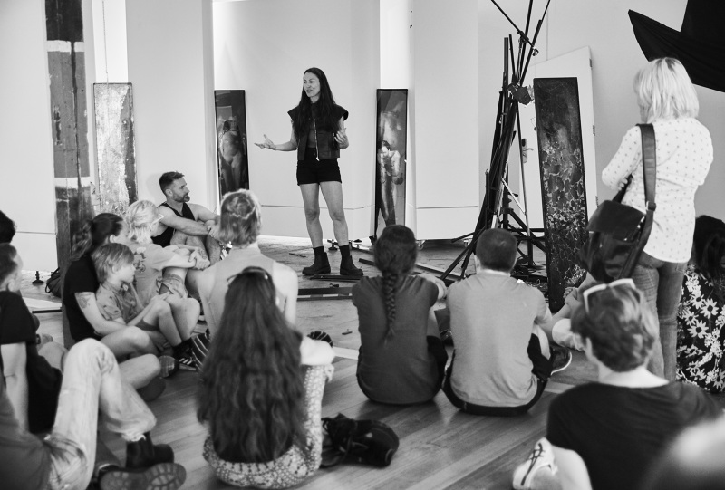 Artist Talk. Incinerator Gallery. - Bon Mott