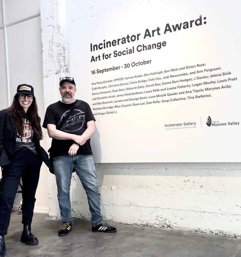 2022 Art for Social Change. Incinerator Art Award. - Bon Mott
