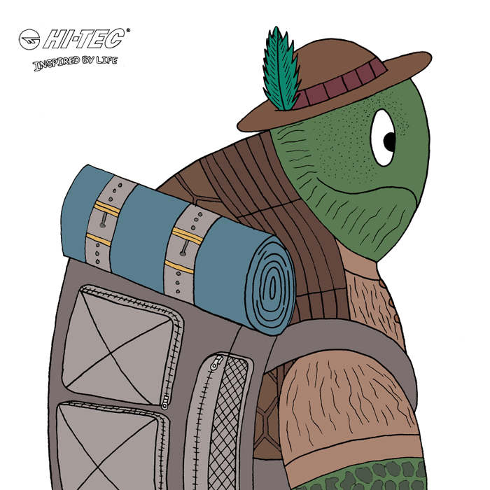 Reggie Renegade Hi-Tec Boots - Shaun Parr illustration