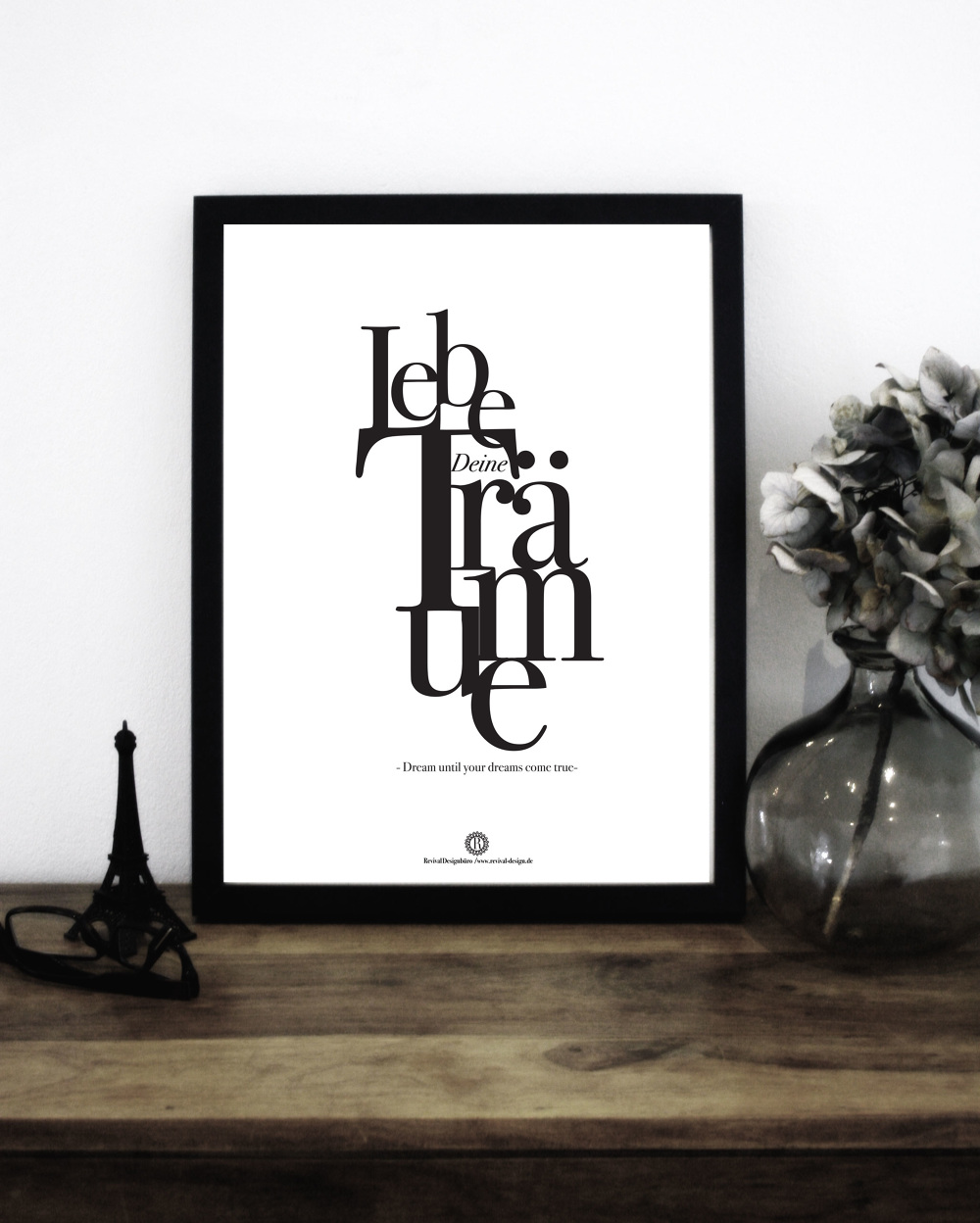 German Words Typography - Typorevival