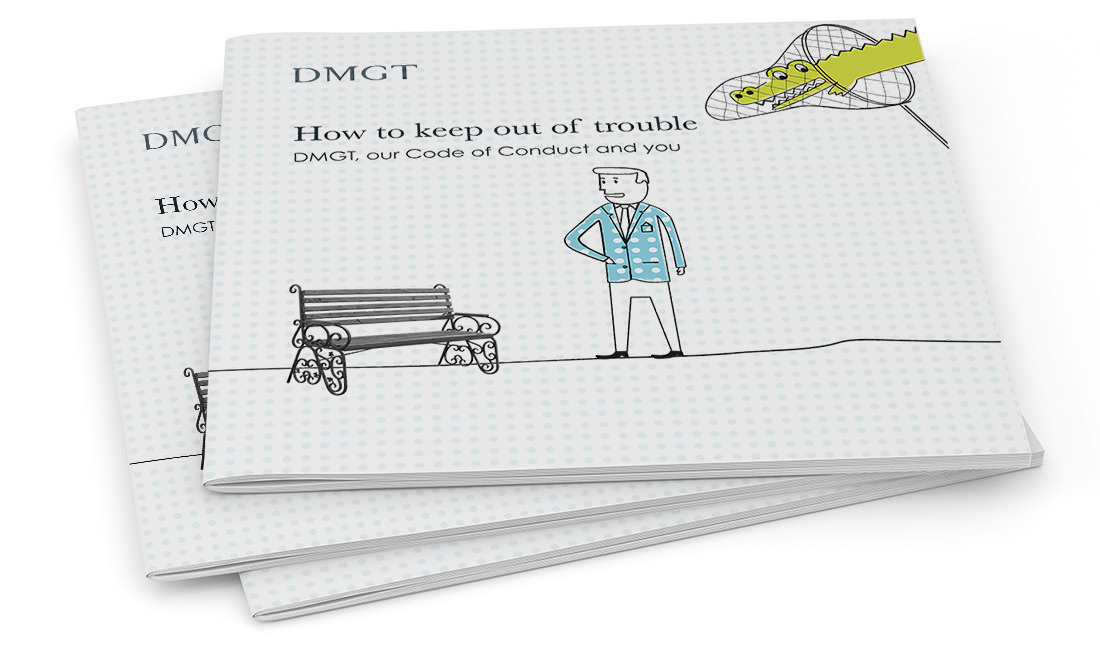 DMGT Code of Conduct book - Design and Tea - Julieta Molina's portfolio