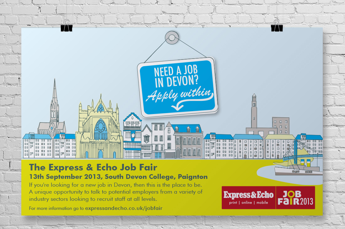 Local World Job Fair branding - Design and Tea - Julieta Molina's portfolio