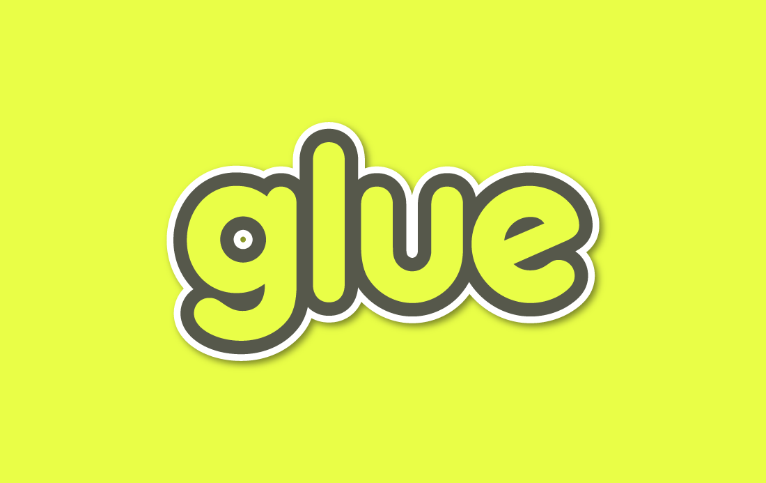 Glue branding and launch campaign - Design and Tea - Julieta Molina's portfolio