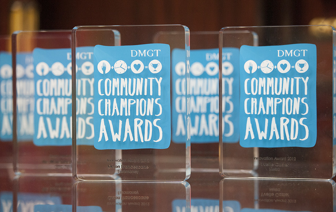 DMGT Community Champions Award brand identity - Design and Tea ...