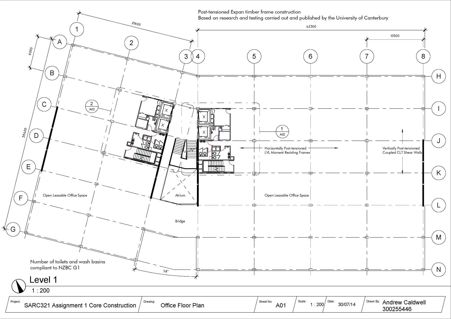 Building Core Design and Construction Drawings - Andrew Caldwell ...
