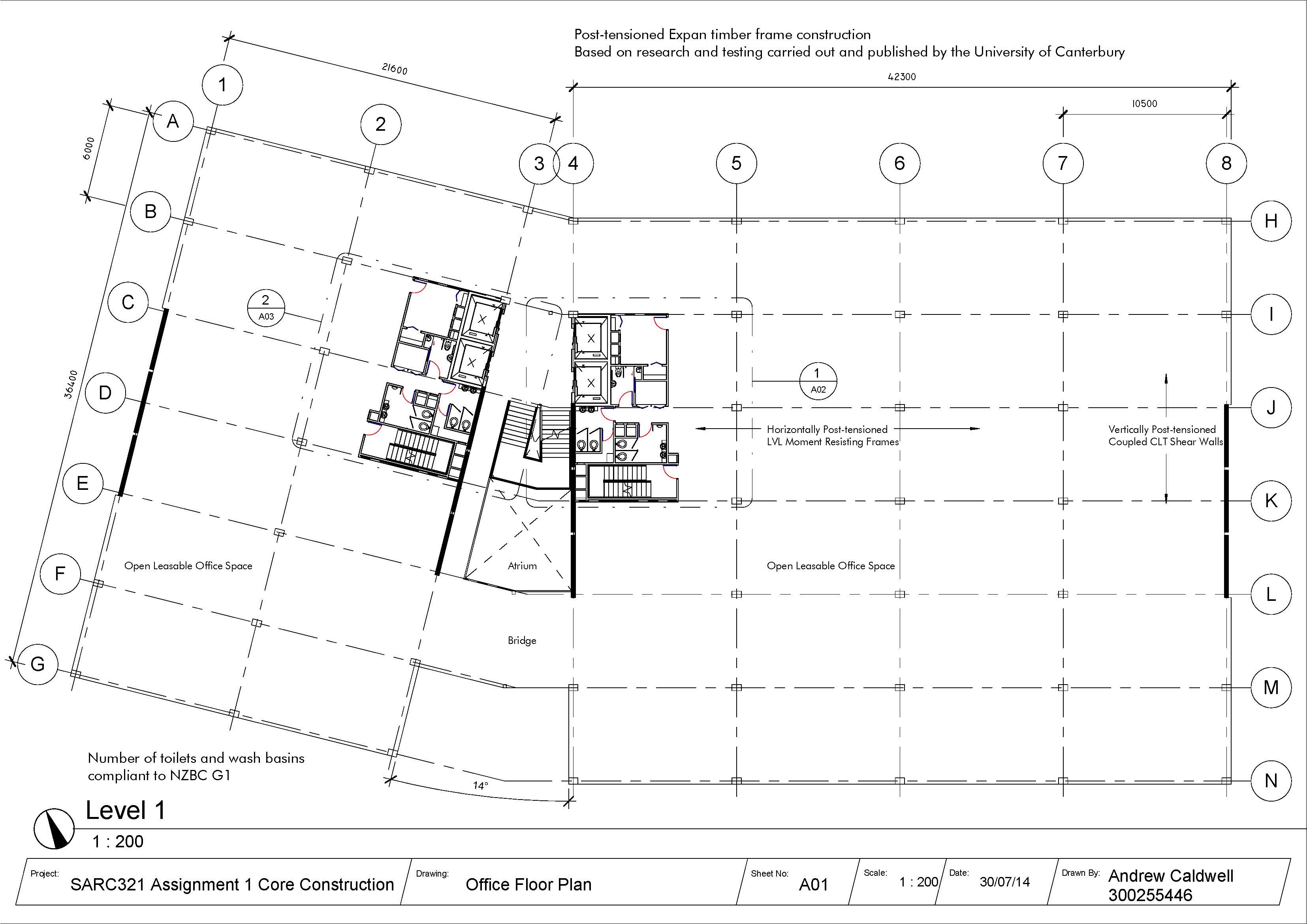 Building Core Design and Construction Drawings - Andrew Caldwell ...