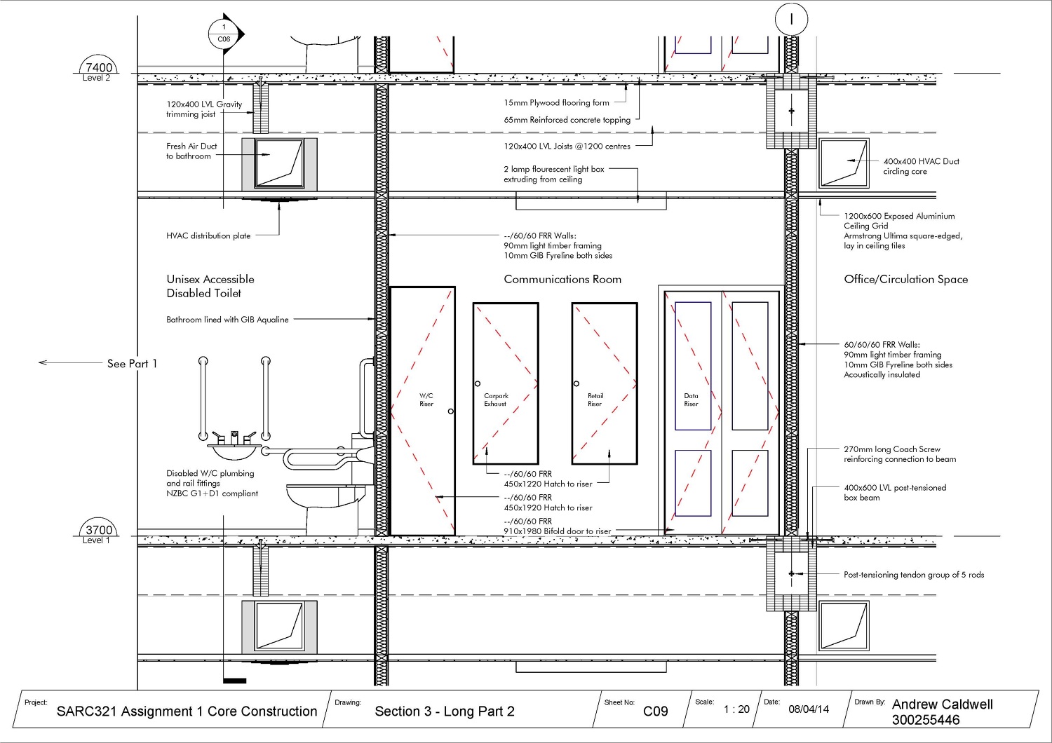 Building Core Design and Construction Drawings - Andrew Caldwell ...