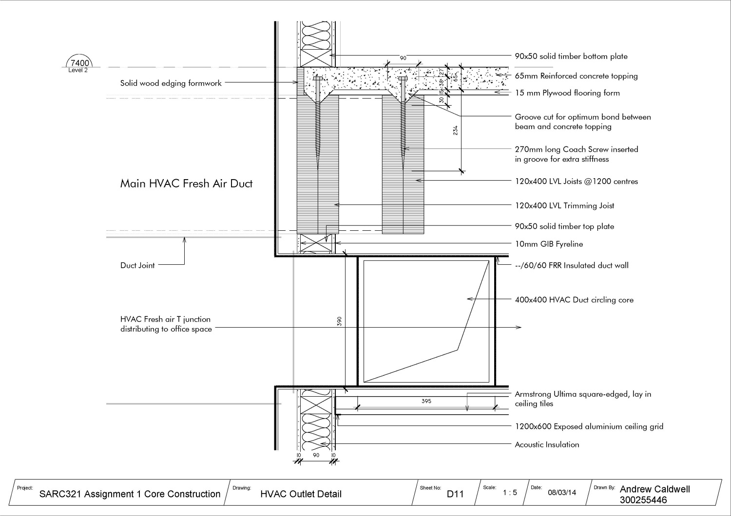 Building Core Design and Construction Drawings - Andrew Caldwell ...