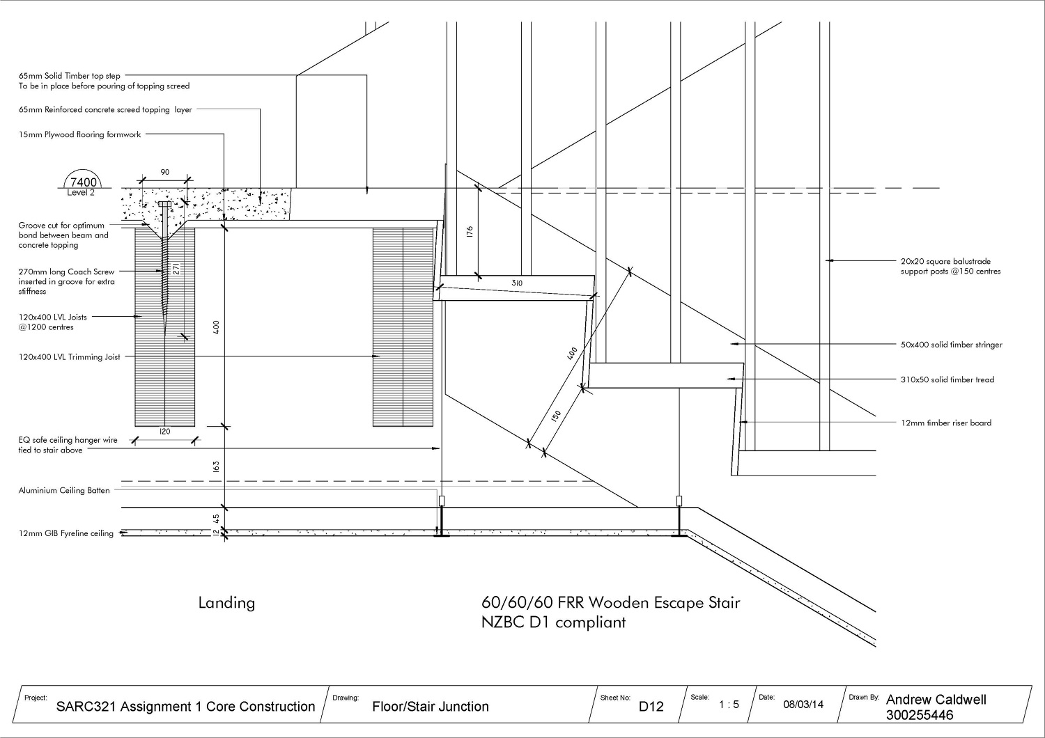 Building Core Design and Construction Drawings - Andrew Caldwell ...