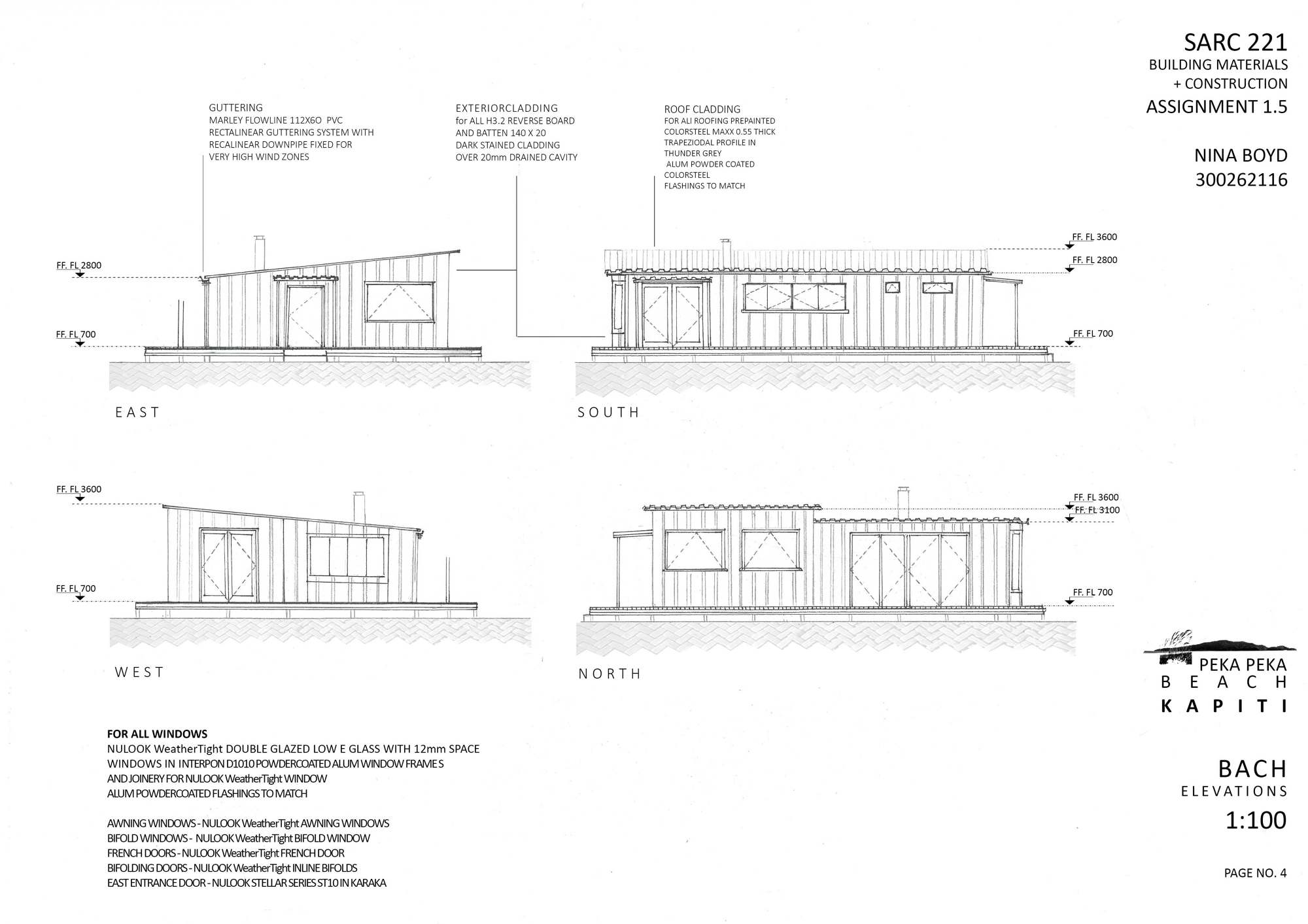 Pekapeka House ~ Construction - nina boyd