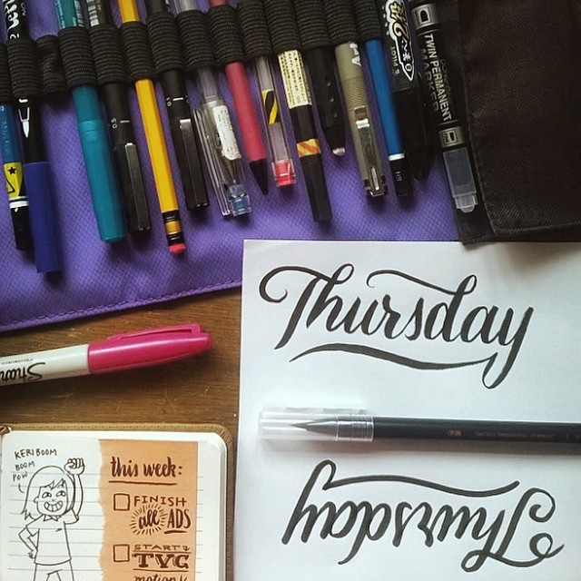 Hand lettering & Calligraphy Works - Mara Gonzales