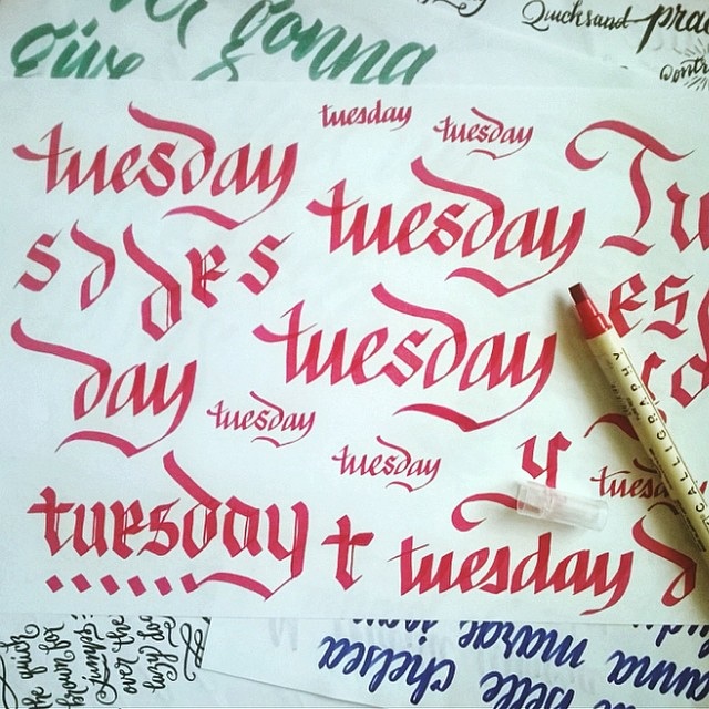 Hand lettering & Calligraphy Works - Mara Gonzales