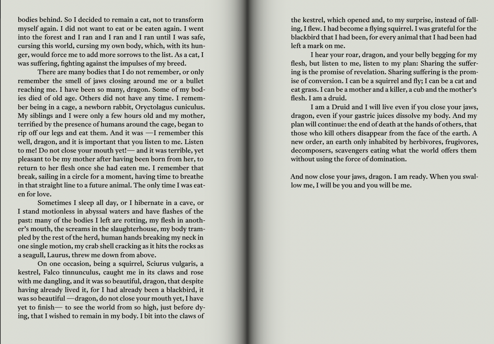 The Alien Druid Monologue for the piece DRACONIS LACRIMAE, by Pablo ...