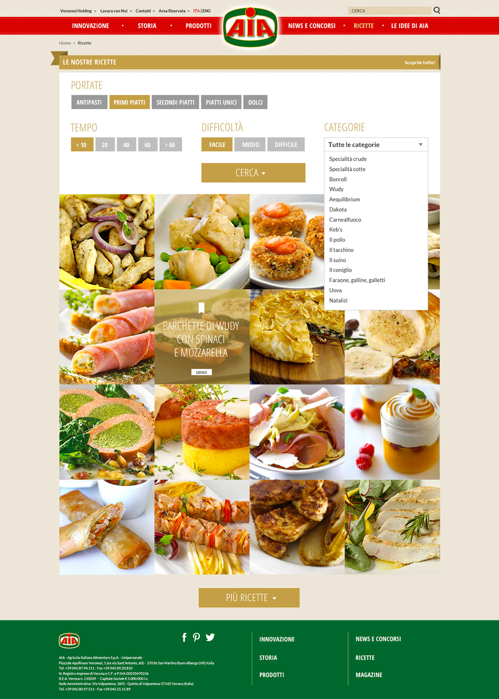 AIA Food Website - Carlo Perego