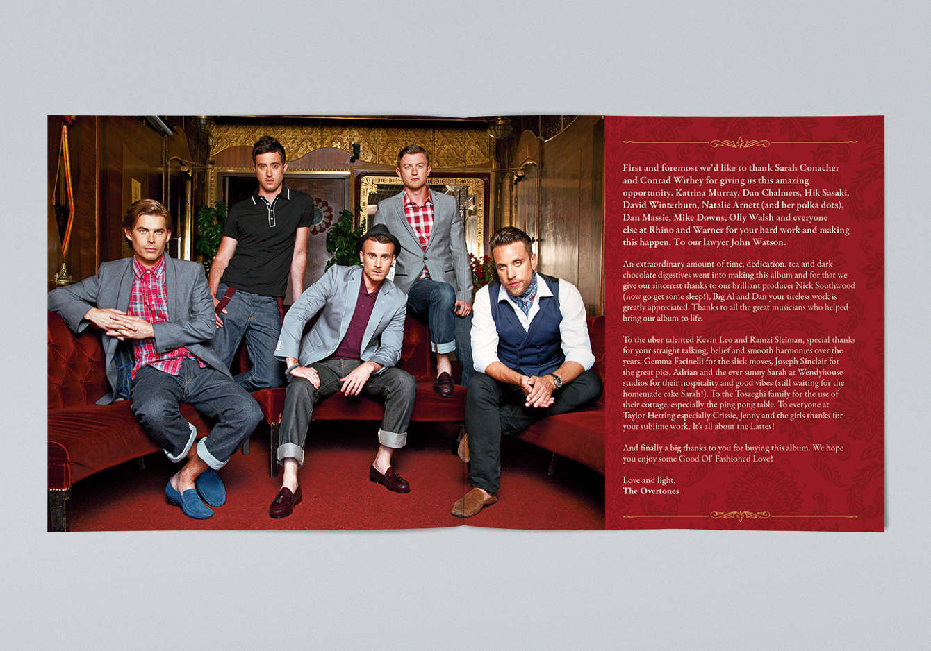 The Overtones - Melanie Fordyce Design
