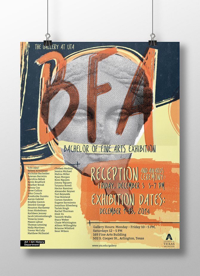 UTA BFA Poster - Elena Chudoba