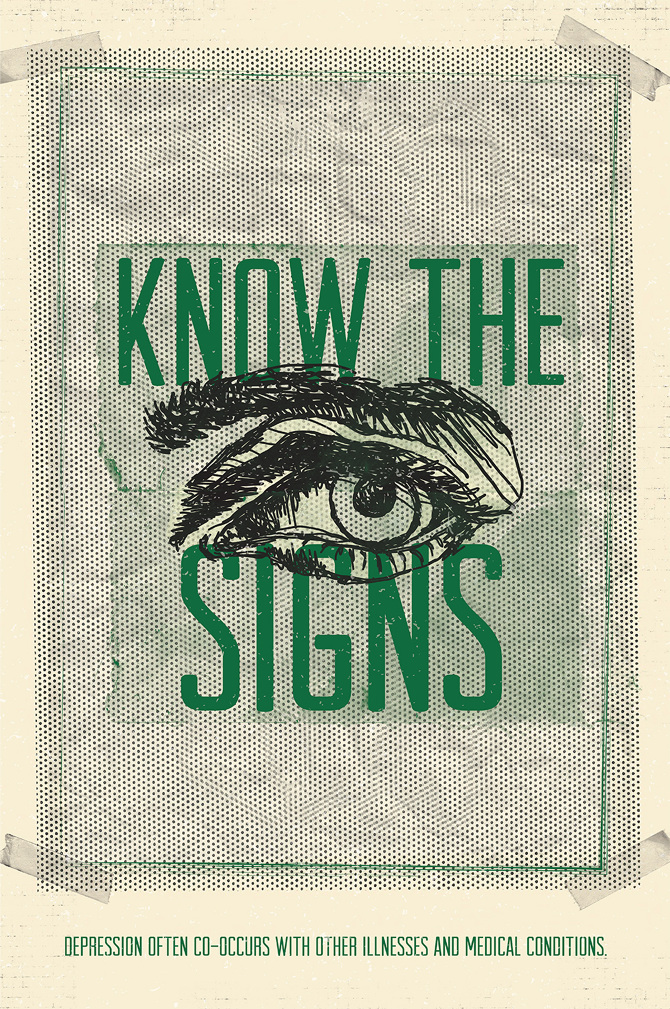 Depression Awareness Posters - Elena Chudoba