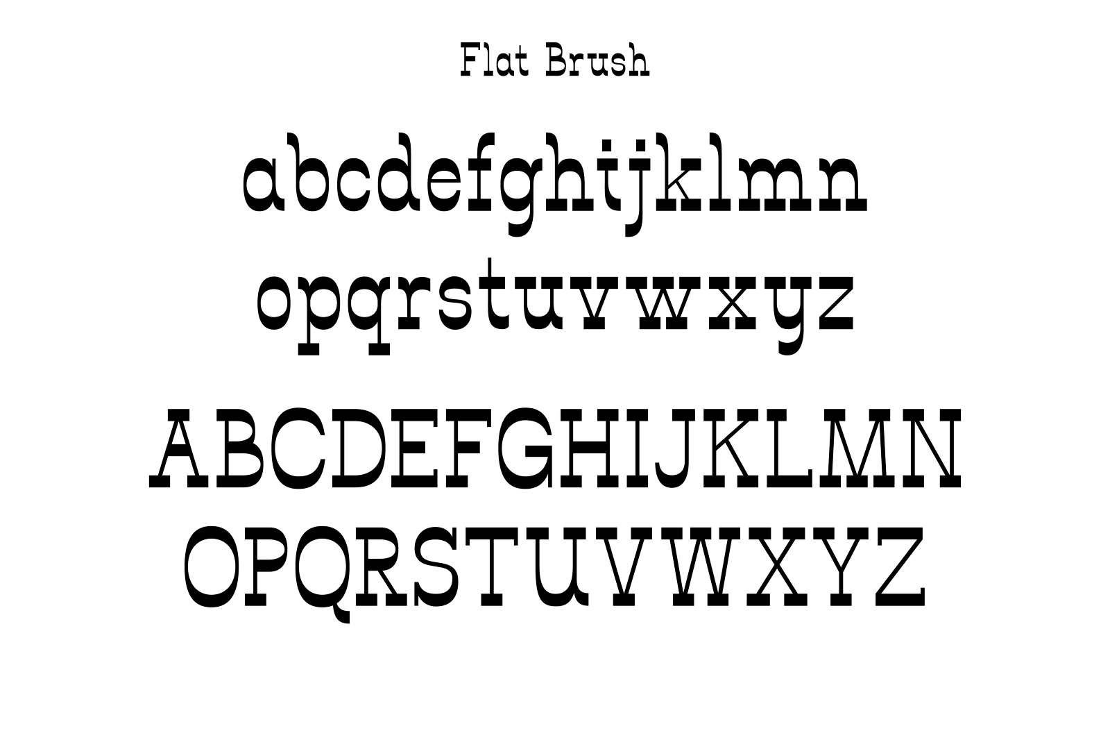 Stroke Font Family - summerstudio