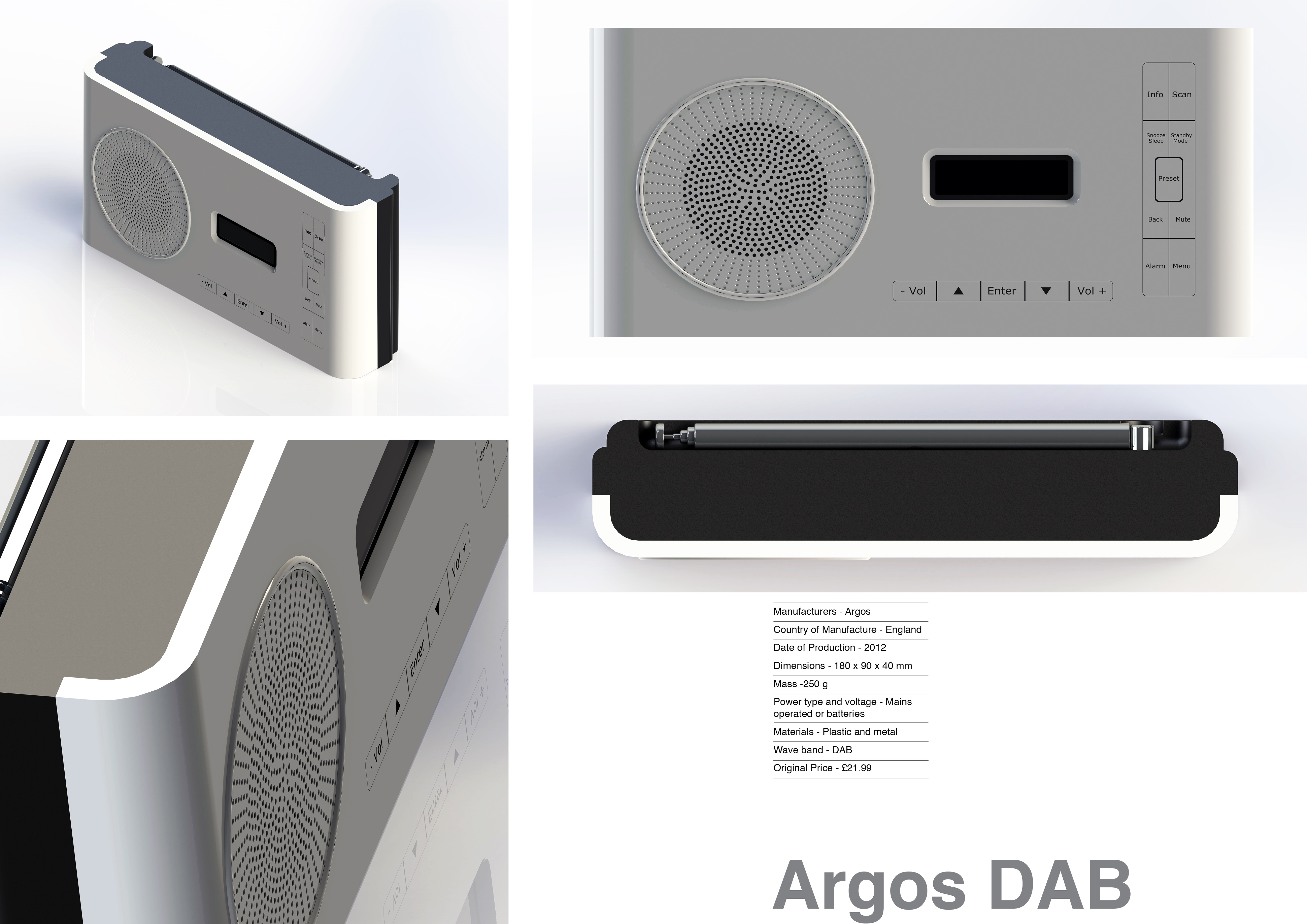 Solidworks Radio Renders - Jena Kitley