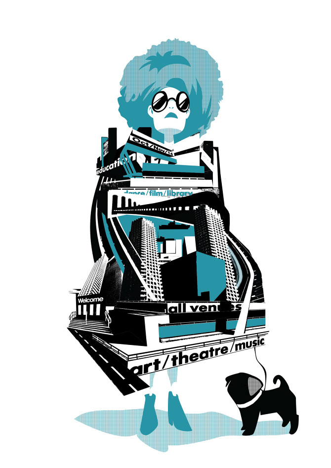 Urban Space Screenprint - Lorenzo Davitti Illustration