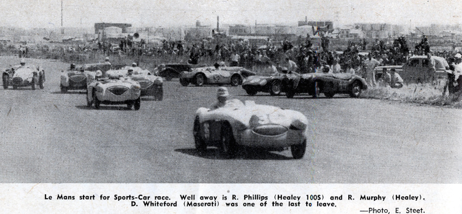 Ron Phillips 1957 - Austin Healey 100S