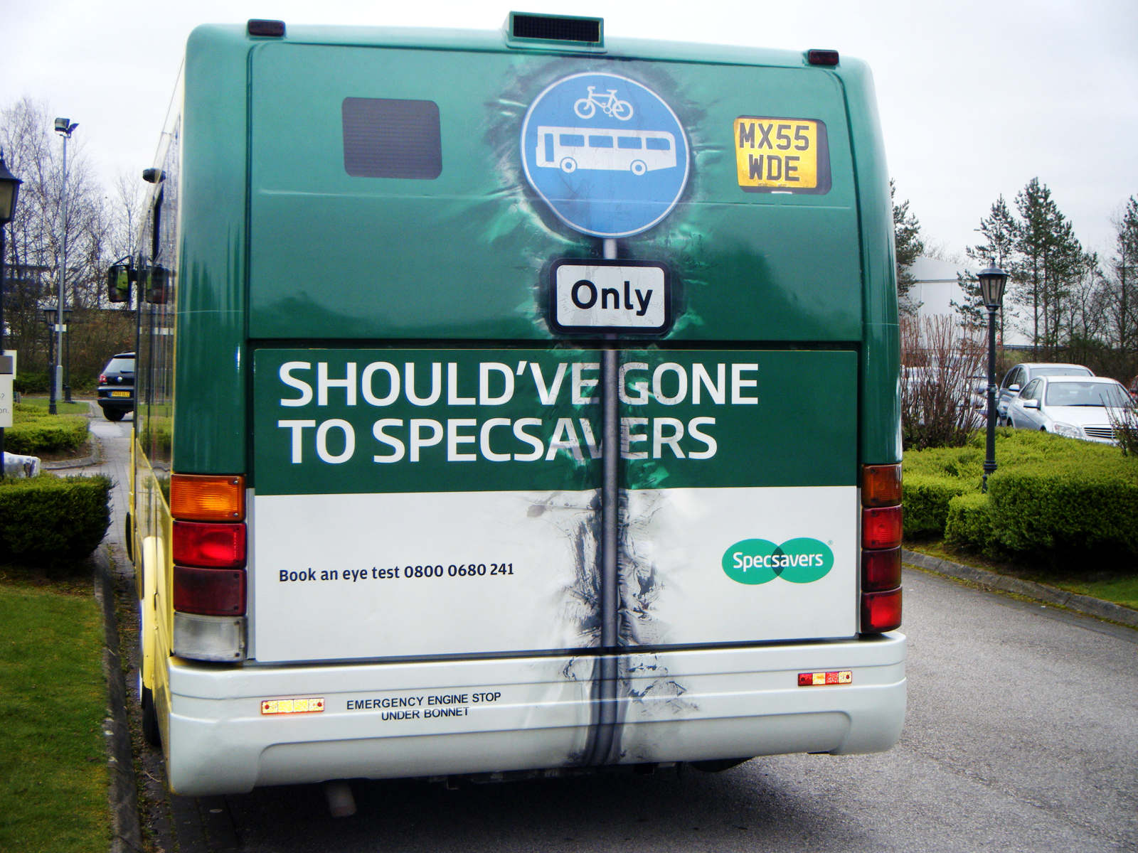 Should've Gone To Specsavers Bus Rear - Craig Le Lerre