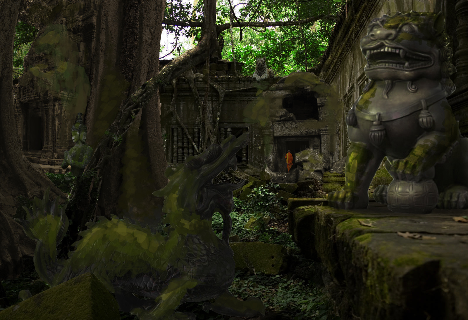 Jungle Runes - Wolf & Crow Illustrations