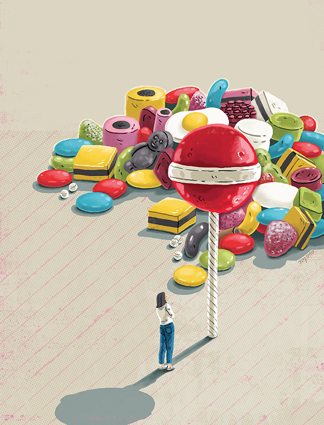 The Observer Magazine: Self Control Feature - Eva Bee Illustration ...