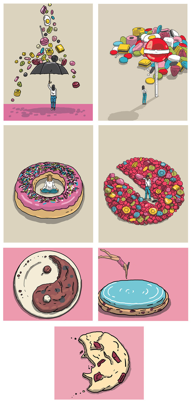 The Observer Magazine: Self Control Feature - Eva Bee Illustration ...