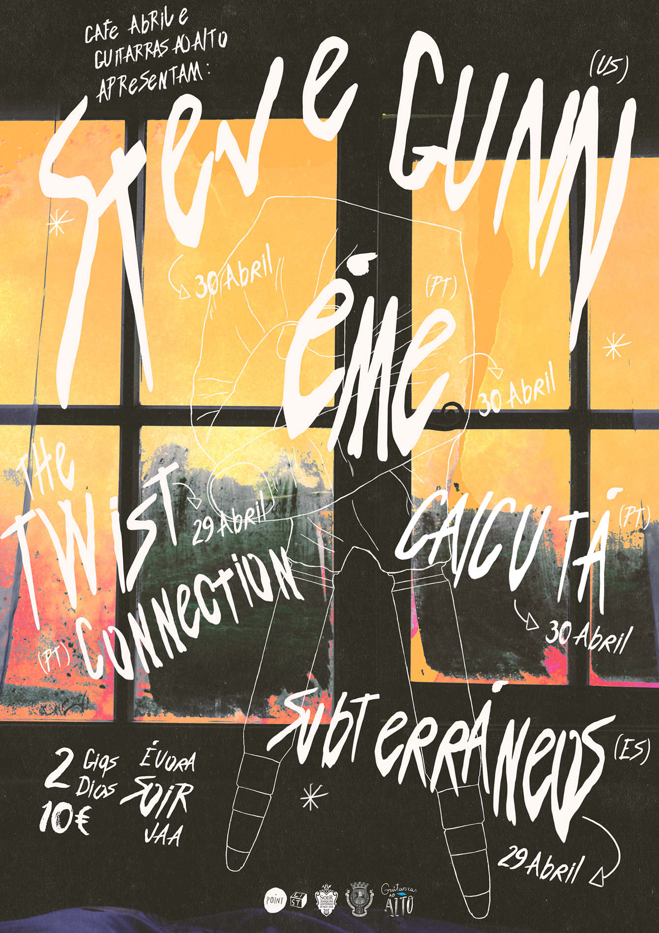 Steve Gunn Gig Poster - Tiago Alexandrino - Visual Artist