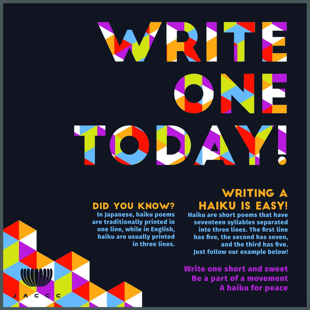 Haiku for Peace Community Event - bethanyfuchigami