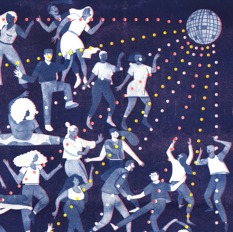 Energy - Riso print - Olivia Waller