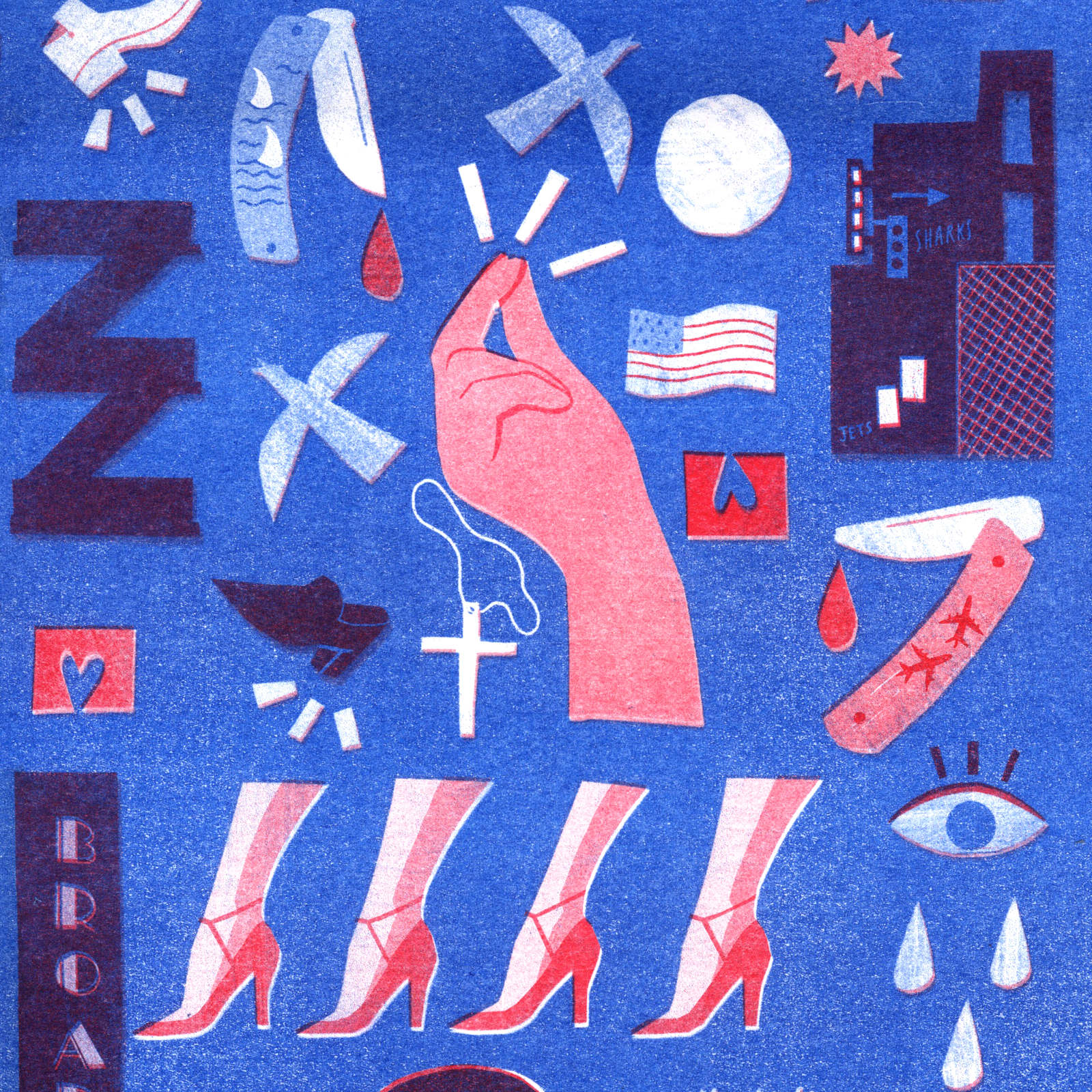 Sondheim - Riso print - Olivia Waller