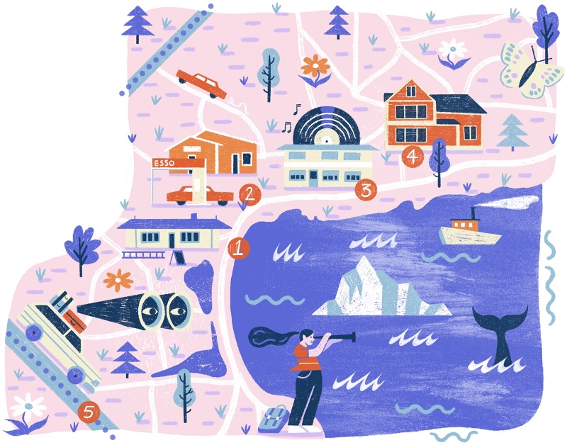 enRoute Magazine (Air Canada) - maps - Olivia Waller