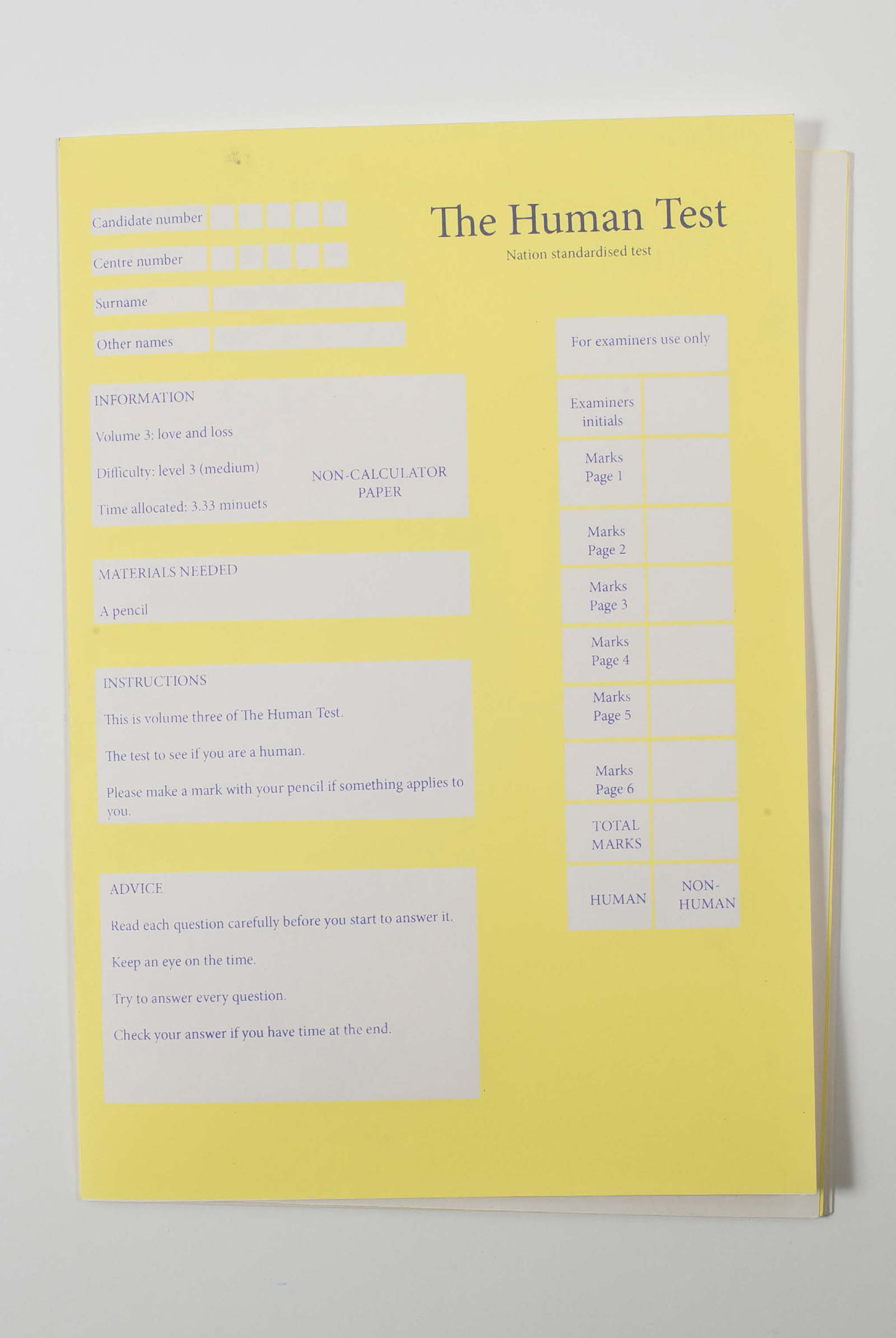 The Human Test - Olivia Waller