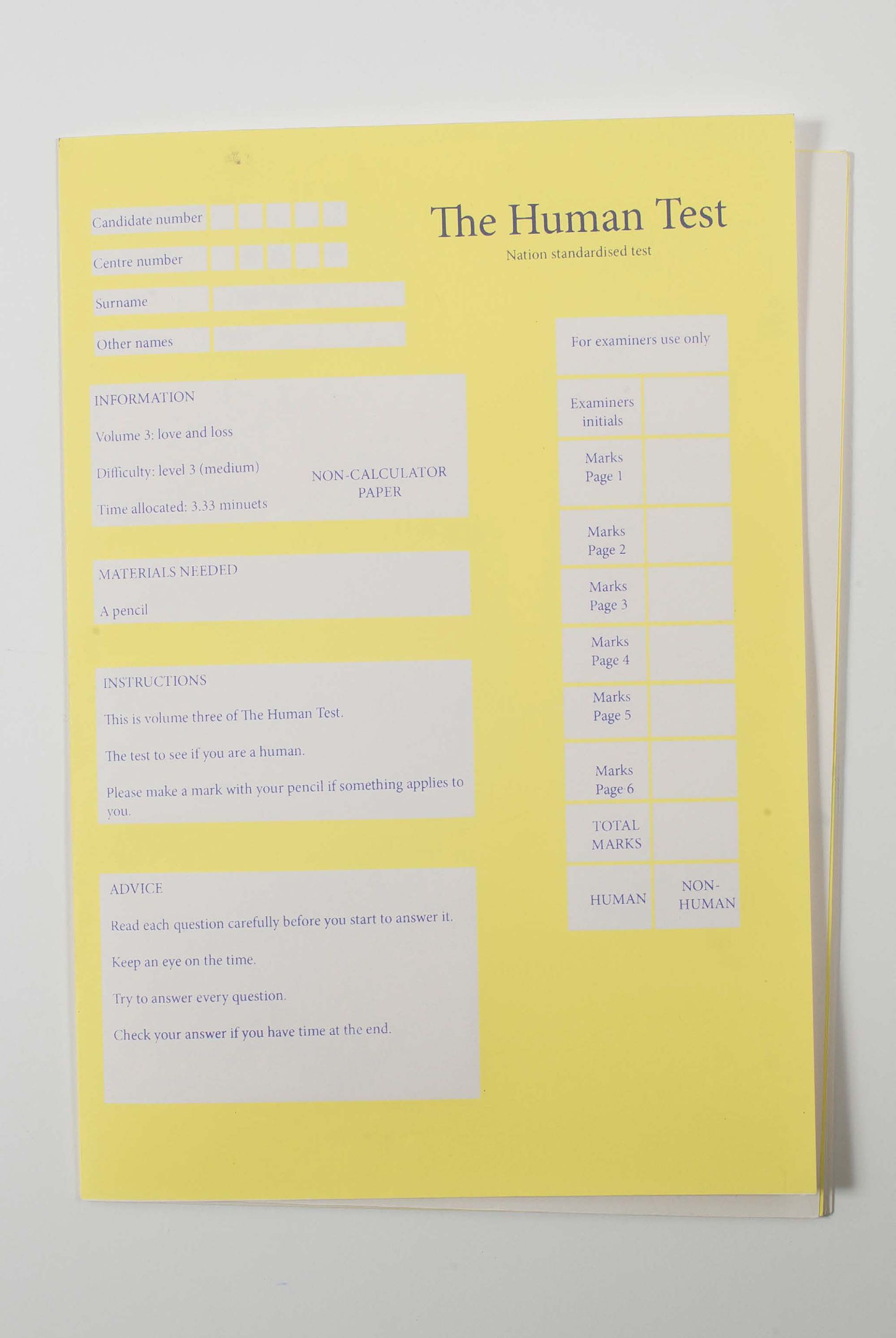 The Human Test - Olivia Waller