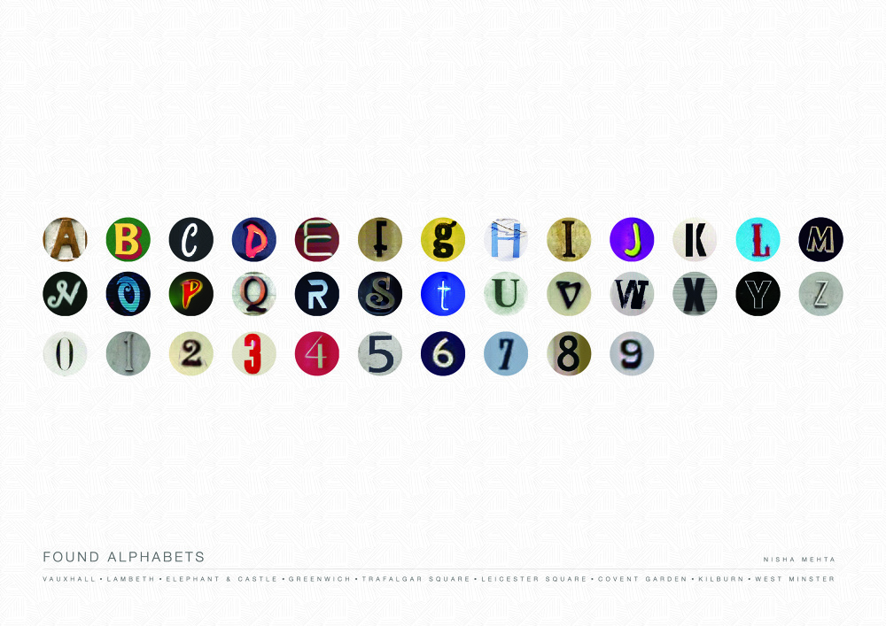 Found Alphabet - Nisha Mehta