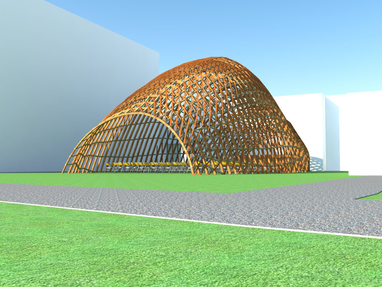 DABE Stage Pavilion Design - Timothy Fentem - Architectural Design