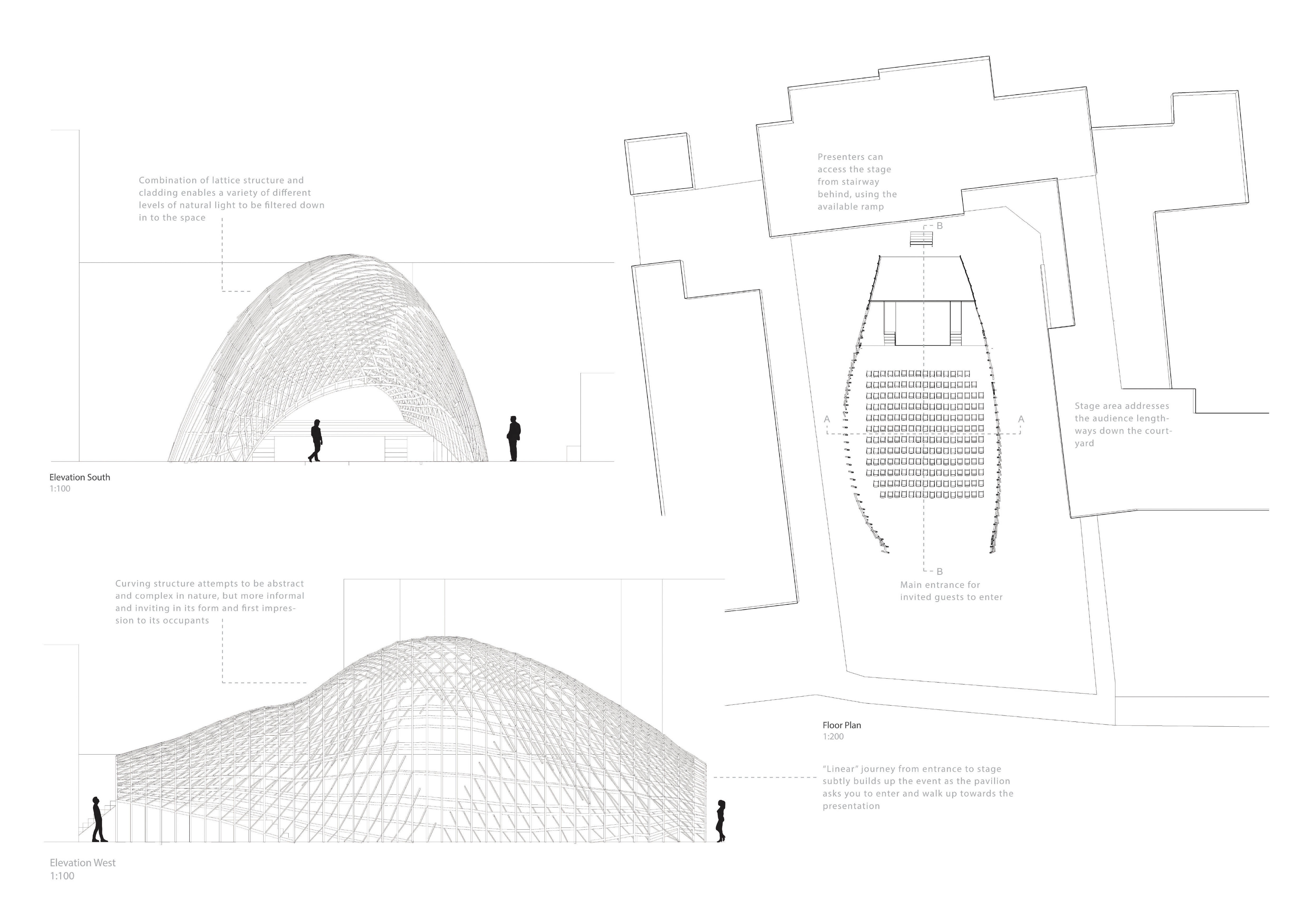 DABE Stage Pavilion Design - Timothy Fentem - Architectural Design