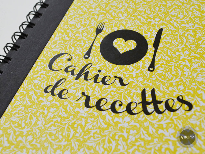 · Cahier de recettes - Quiero Créations