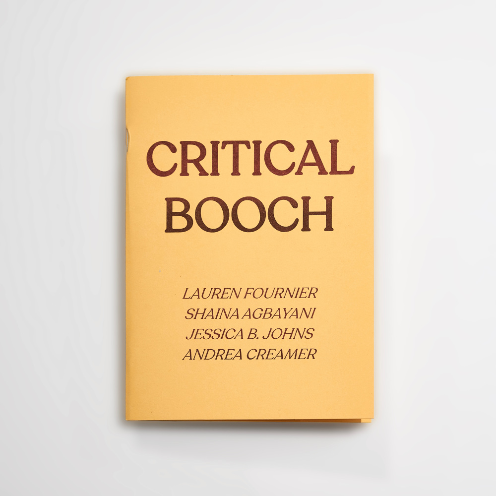Critical Booch - Lauren Fournier