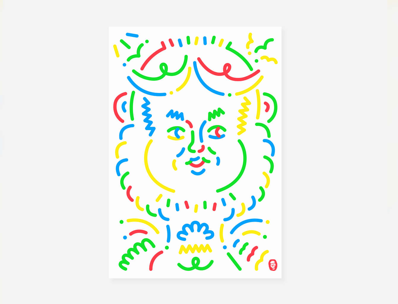 NAVER Webtoon Art Poster - y-o-p