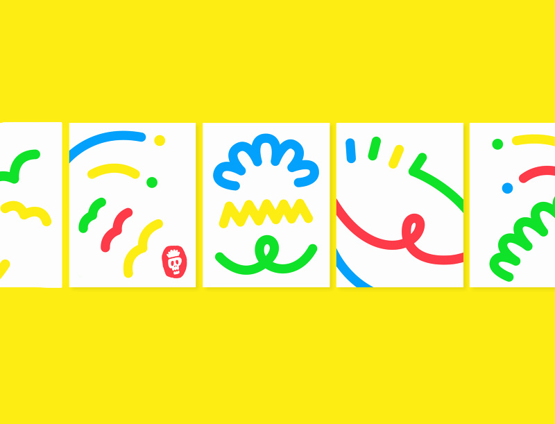 NAVER Webtoon Art Poster - y-o-p