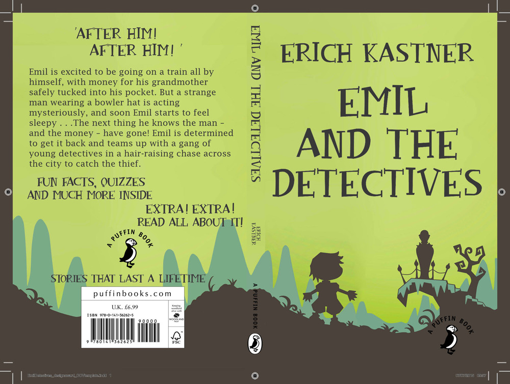 Emil and the Detectives Cover - Bimala Gurung Illustration