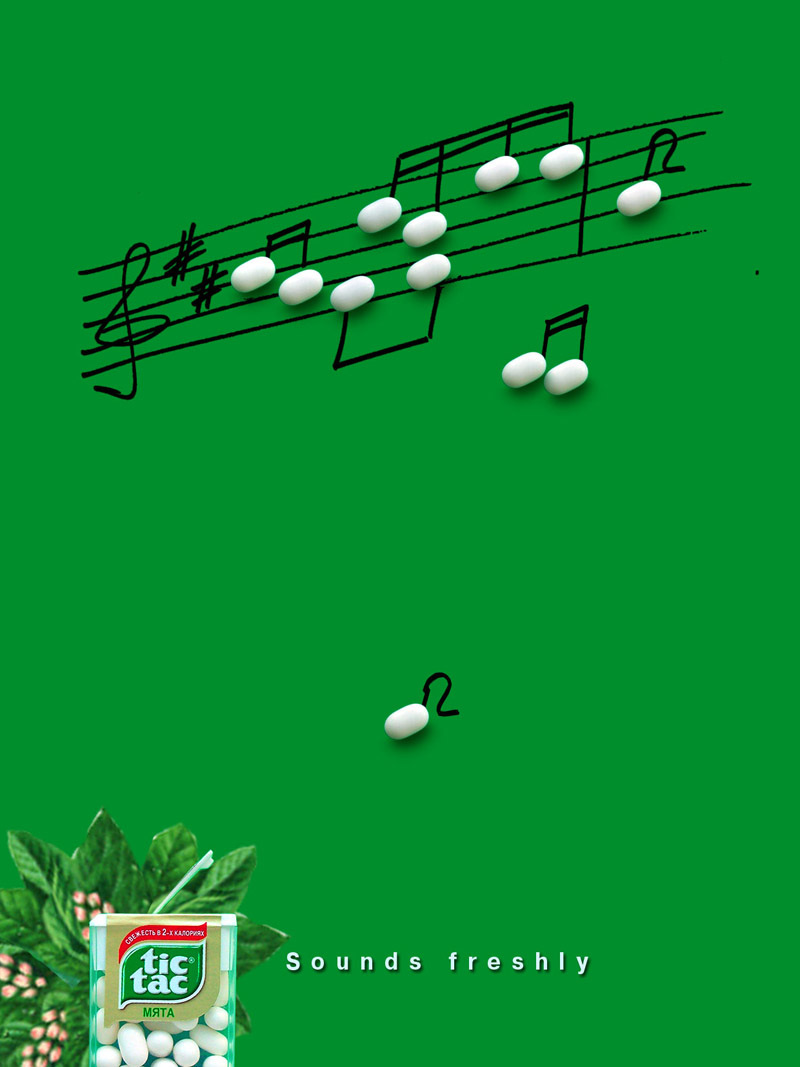 Tic Tac Print Advertising Campaign - Svyatchenko